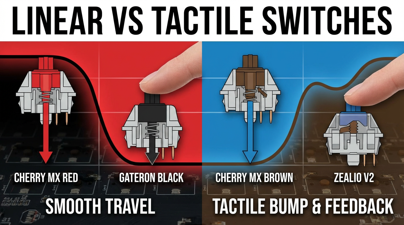 Linear vs Tactile Switches: 7 Key Differences to Choose Your Perfect F ...